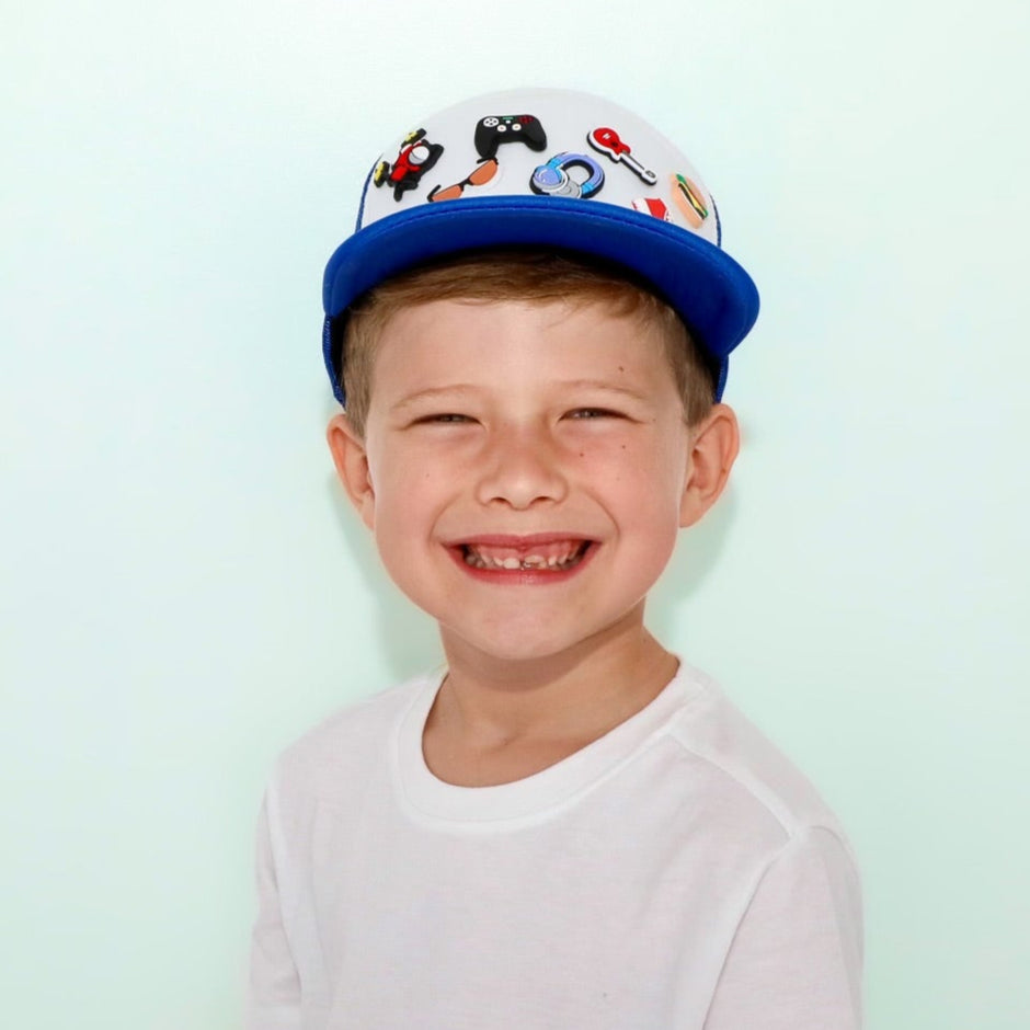 The Swap Top Hat | Customizable Charm Trucker Hat